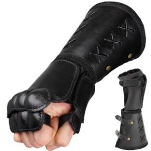 LARP Leather Gauntlets | Leather Hand Armour