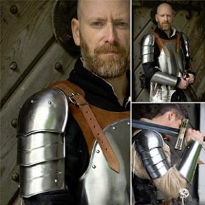 LARP Metal Shoulder & Neck Armour | Gorgets