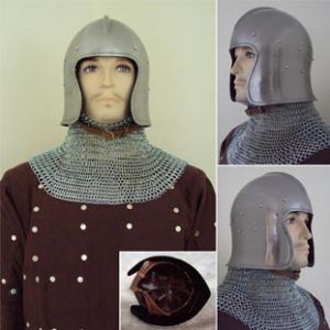 LARP Metal Helmets