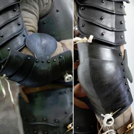 Larp Dark Floating Elbow Armour