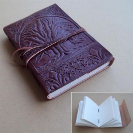 Larp World Tree Leather Journal - LARP Warriors